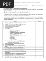 Checklist in Intra Foley Catheter | PDF