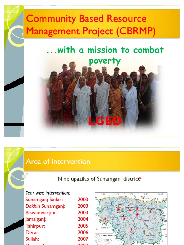 Community Based Resource Management Project | PDF | Microcredit ...