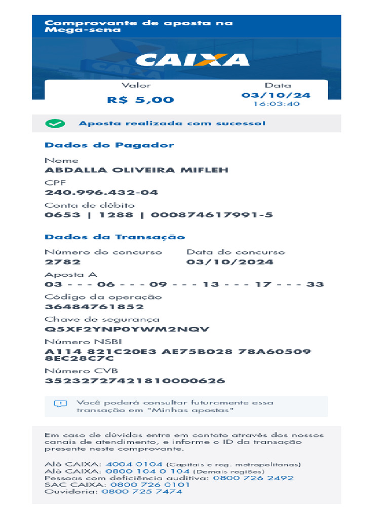 Comprovante2024 10 03 - 150138 | PDF