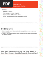 LETRS Phonics and Word Reading Survey | PDF | Phonics | Syllable