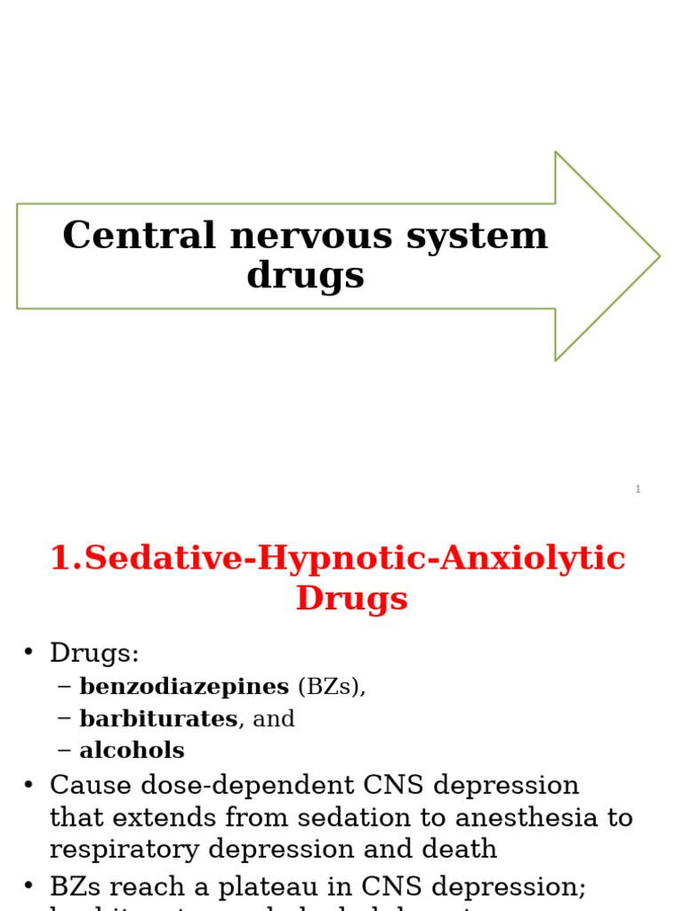 3 Central Nervous System Drugs | PDF | Antipsychotic | Atypical ...