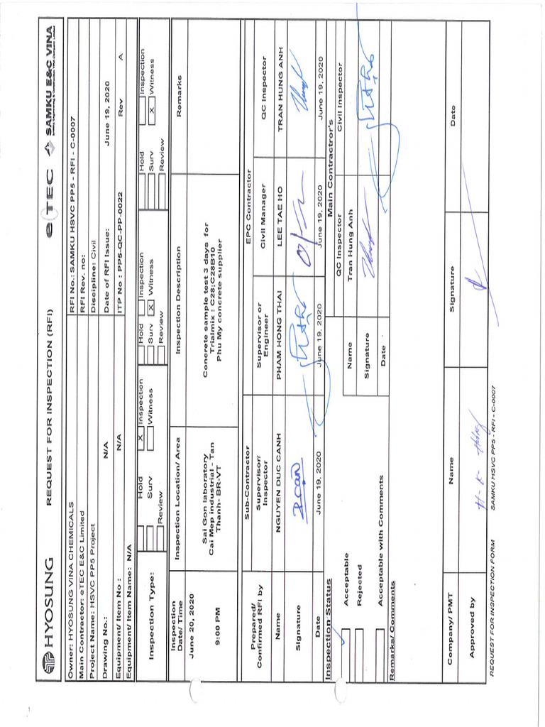Samku-Hsvc Pp5-Rfi-C-0007 | PDF