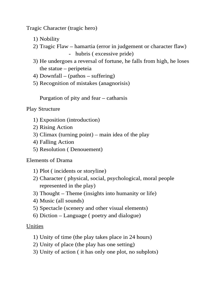 Poetics Notes (structures) | PDF Poetics Notes (structures) | PDF