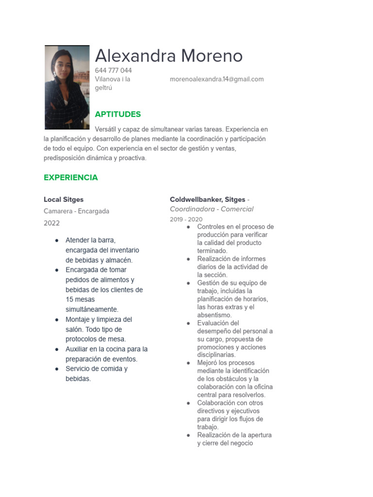 Curriculum vitae - Documentos de Googleaaa | PDF