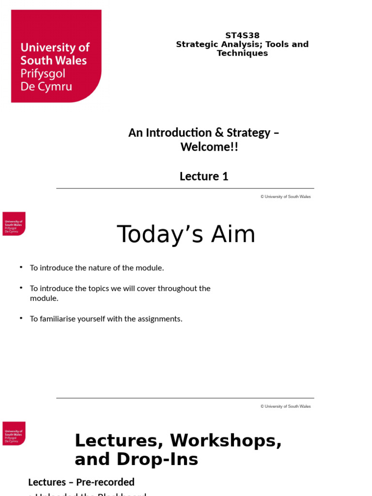 Week 1 - Introduction Lecture | PDF | Teaching Method | Human Communication