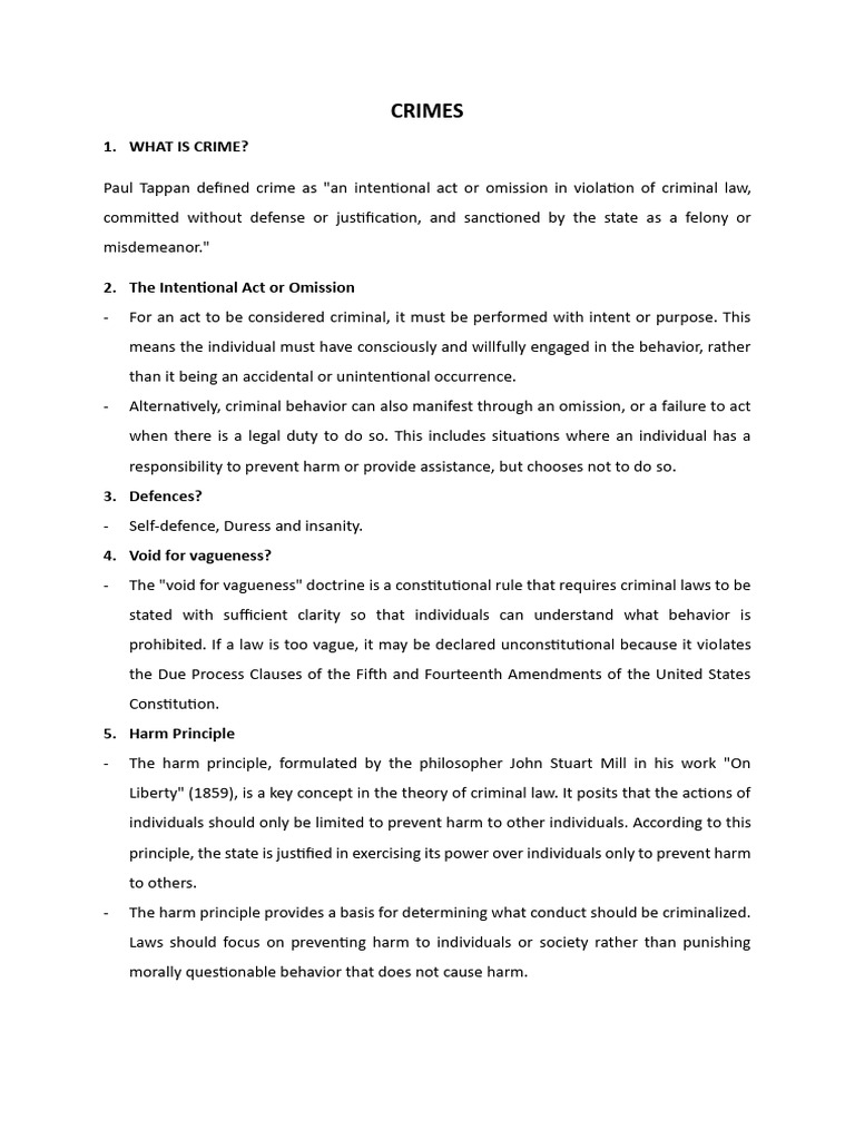 CRIMES | PDF | Aiding And Abetting | Mens Rea