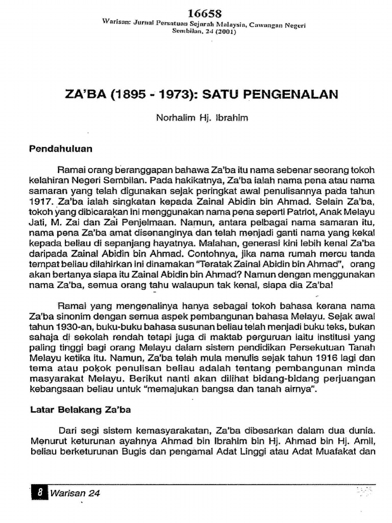 Za'Ba | PDF