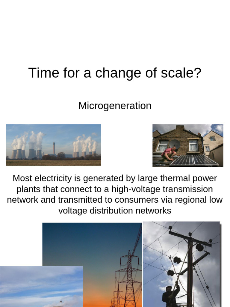 Changing Scale - Decentralisation | PDF | Electricity Generation ...