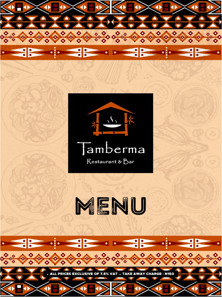 QoCpcpQSHen2F2TGqrMH - Tamberma Abeokuta Food Menu | PDF