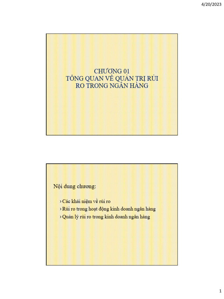 Chương 1 - Tổng quan về QTRR | PDF