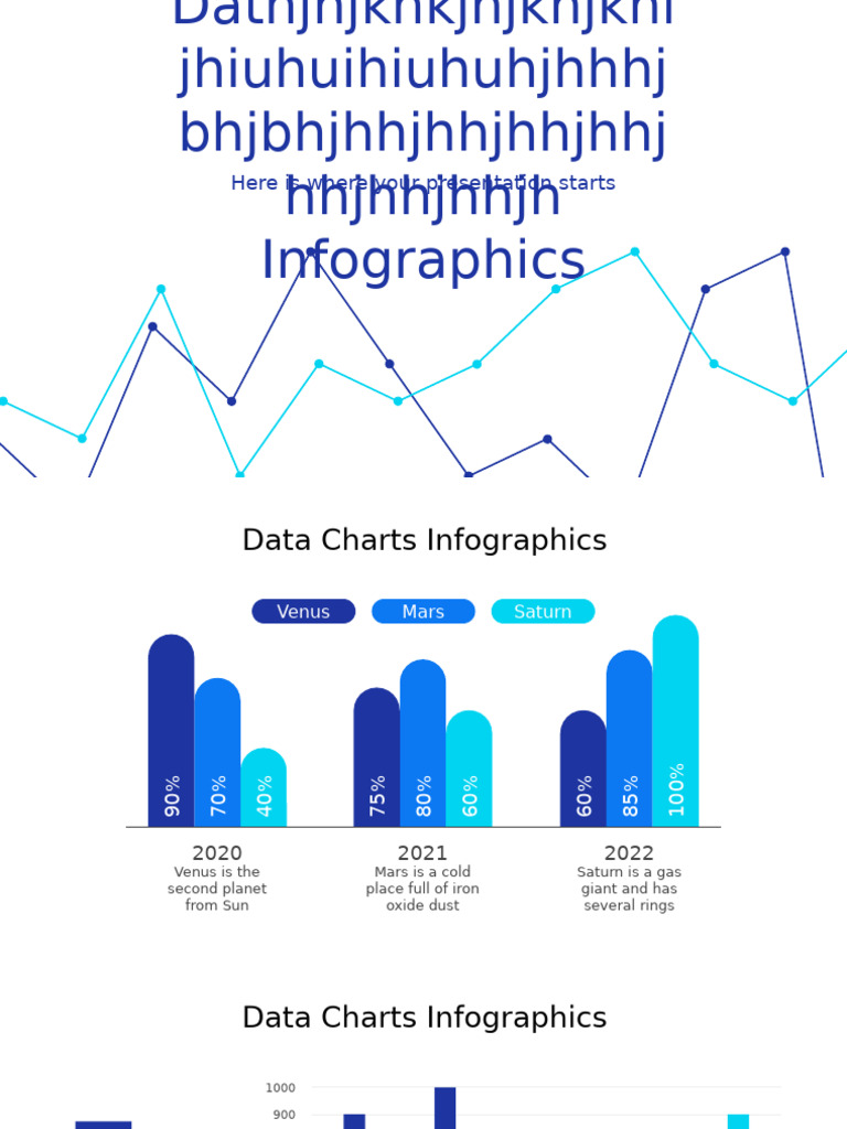 Data Charts Infographics by Slidesgo | PDF | Planets | Saturn