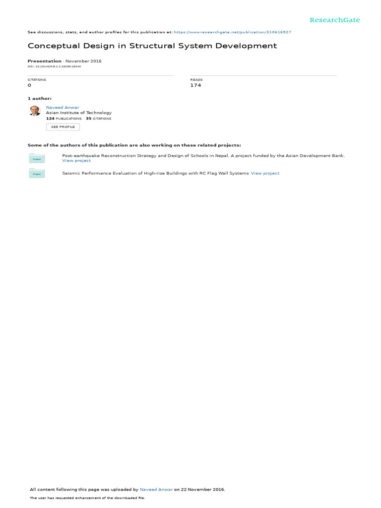 02-DR.NAVEED-Topic4-ConceptualDesigninStructuralSystemDevelopment | PDF | Beam (Structure ...
