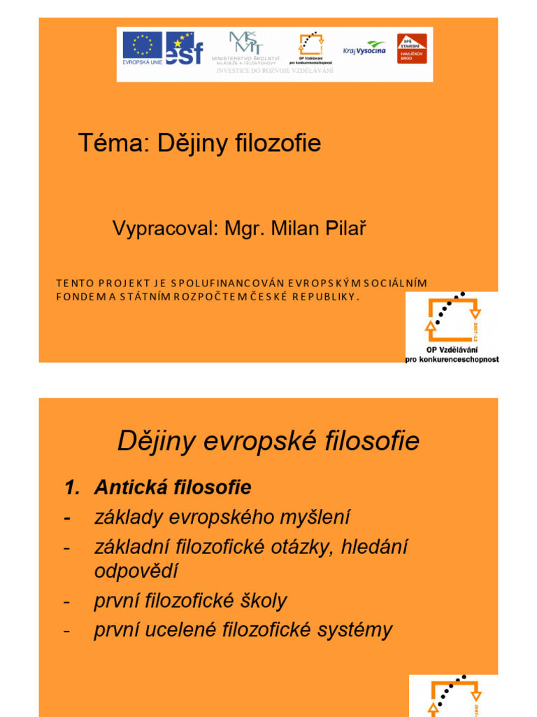 Dejiny Filozofie | PDF
