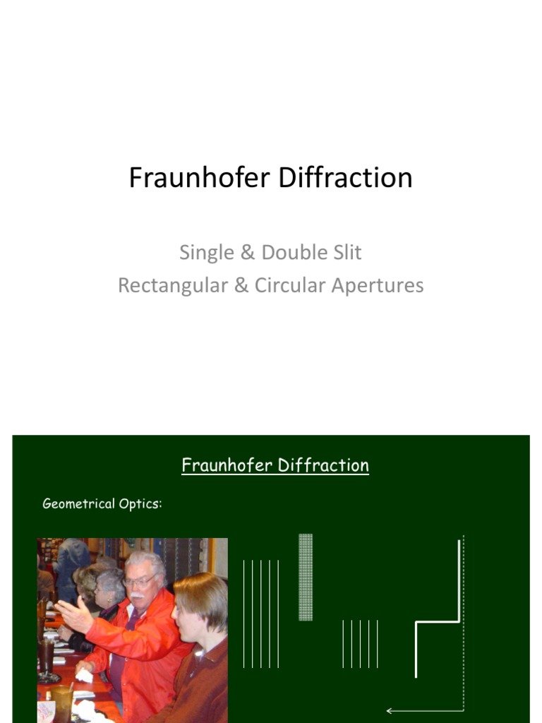 Fraunhofer Diffraction | PDF | Foreign Language Studies | Art