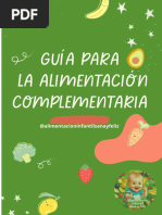 Guía de Alimentación Infantil | PDF | La leche materna | Alimentos