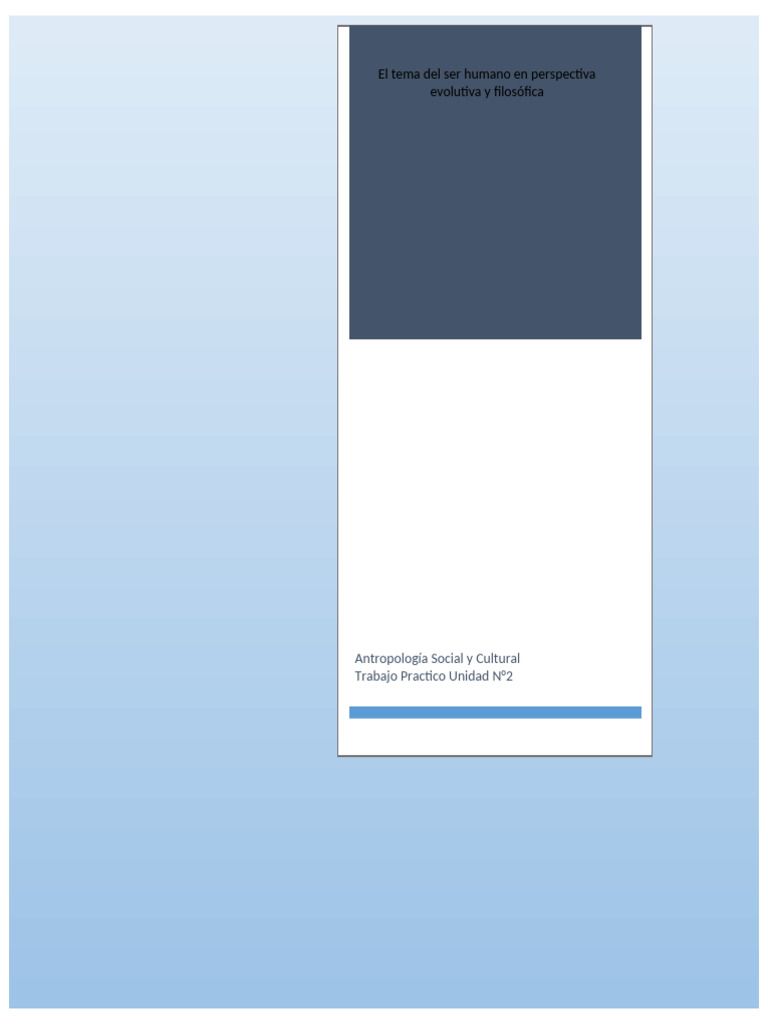 Antropo 2da Unidad | PDF