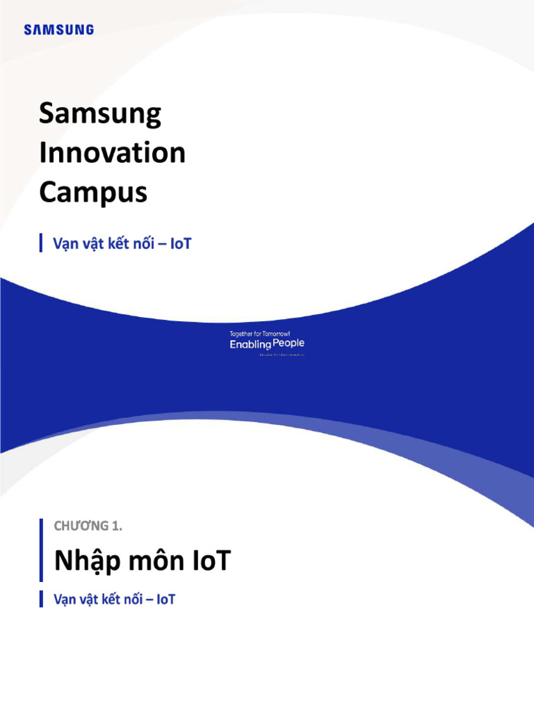 SIC - IoT - Chapter 1. Introduction To IoT - v1.0 - Compressed | PDF
