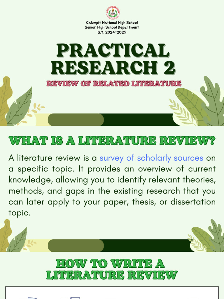 Literature Review Guide for Students | PDF | Literature Review ...