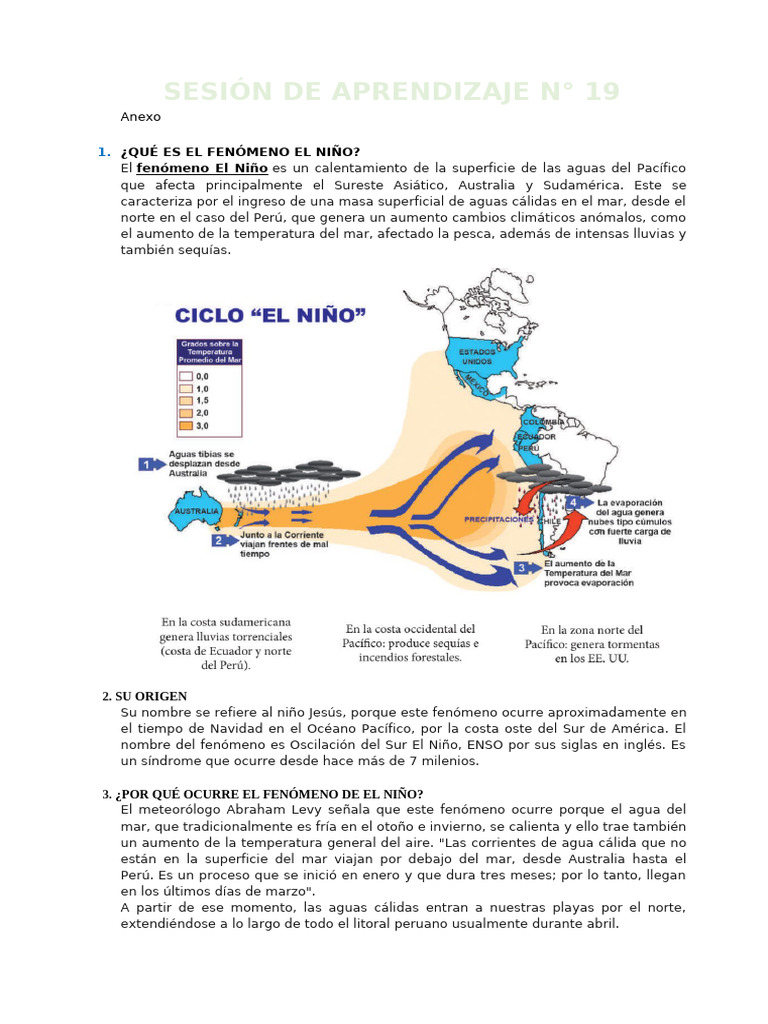 Anexo de Sesiones de Aprendizaje - Semana 3 - UD VIII - Editora Quipus Perú | PDF | Temblores ...