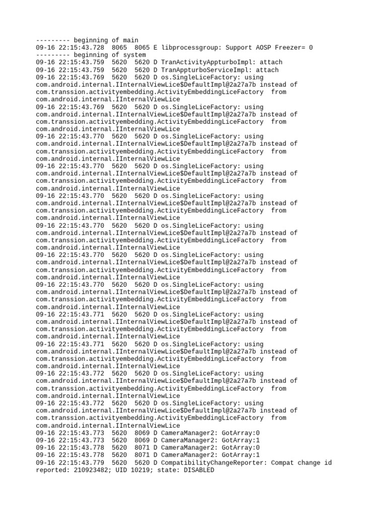 Logcat 1726503343693 | PDF | Java (Programming Language) | Software Engineering