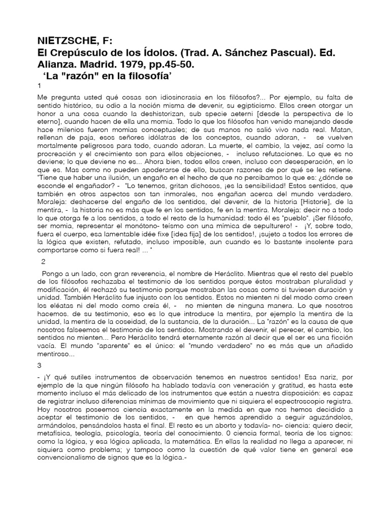 Nietzsche 2bach | PDF | Platón | Friedrich Nietzsche