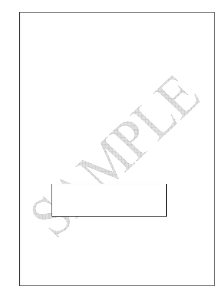 SSC-I_PHYSICS SAMPLE PRACTICAL | PDF