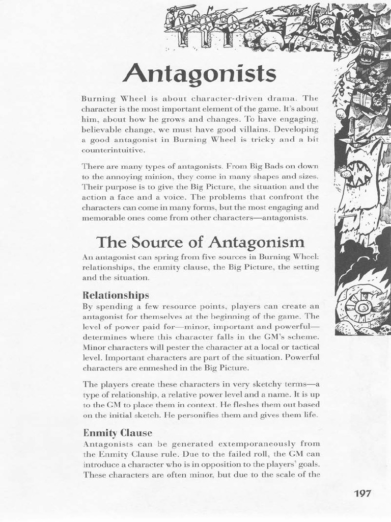 Adventure Burner - Antagonists | PDF