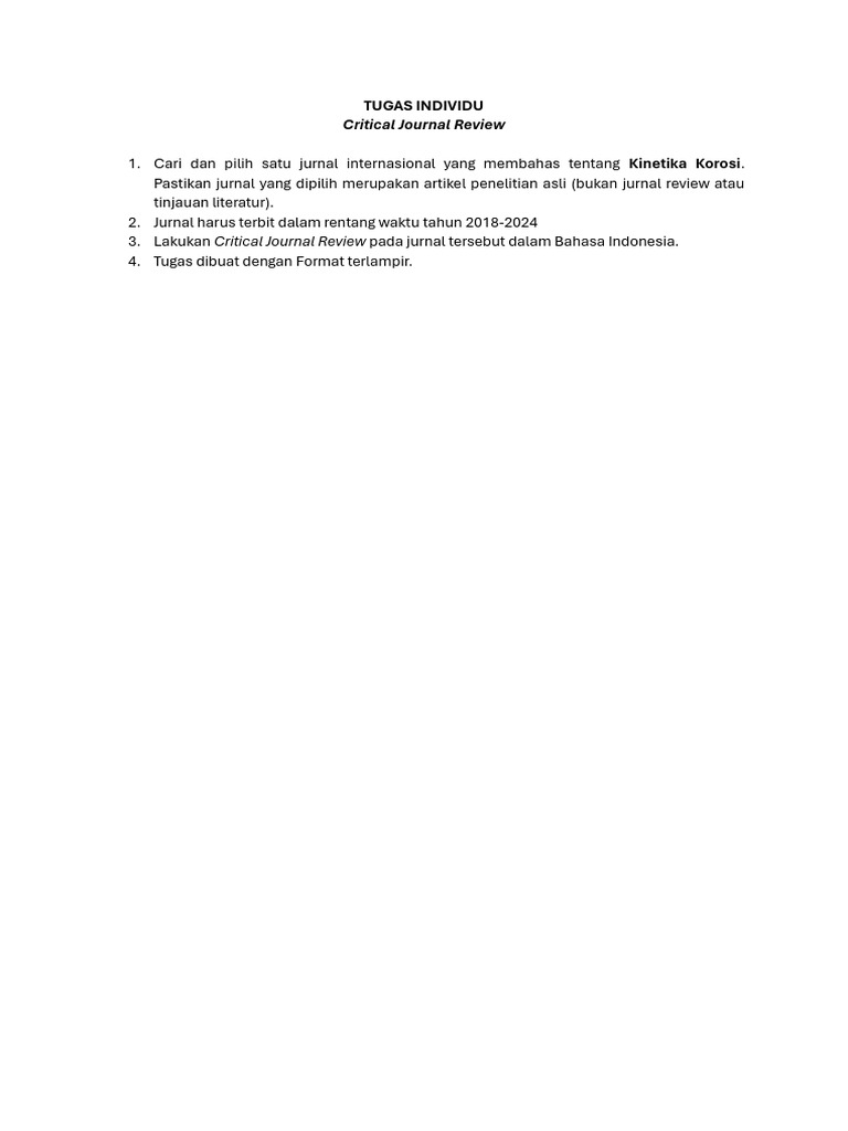 Critical Journal Review | PDF | Karier & Perkembangan | Seni