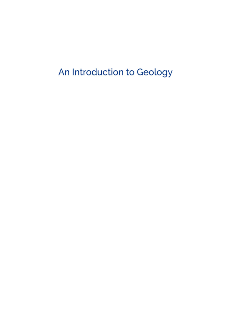 An Introduction To Geology 1649702642. Print | PDF | Sedimentary Rock ...