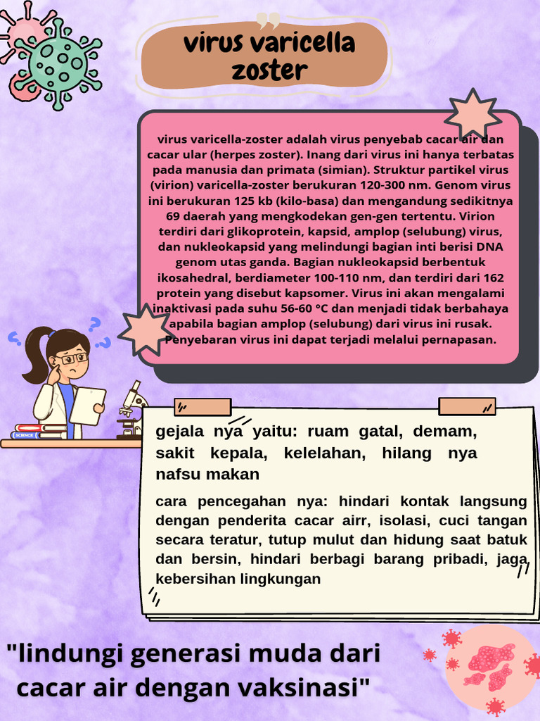 Virus Varicella-Zoster Adalah Virus Penyebab Cacar Air Dan Cacar Ular ...