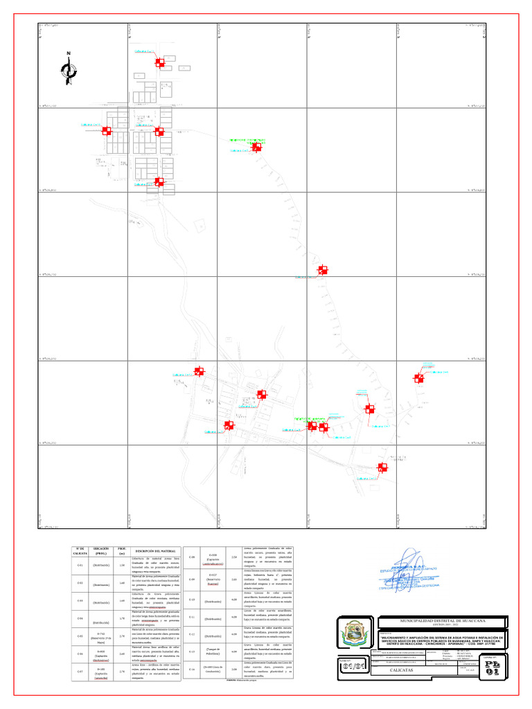 05 Plano de Calicatas | PDF