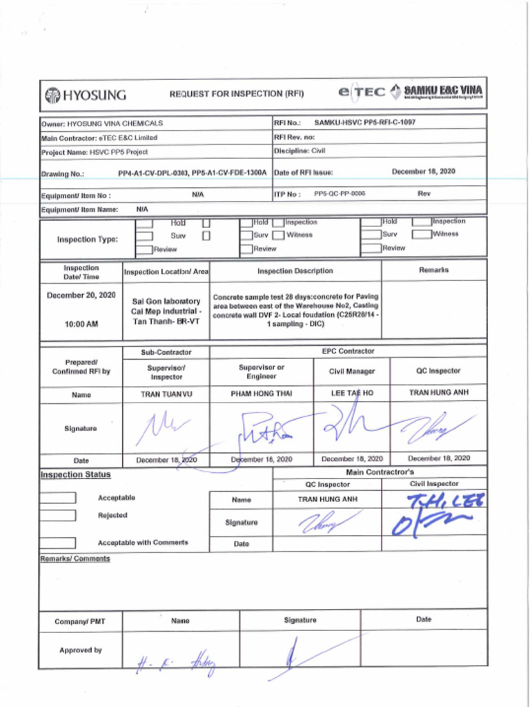 Samku HSVC PP5 Rfi C 1097 | PDF