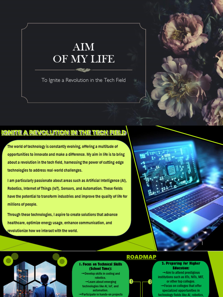 AIM of My Life: To Ignite A Revolution in The Tech Field | PDF | Internet Of Things | Artificial ...