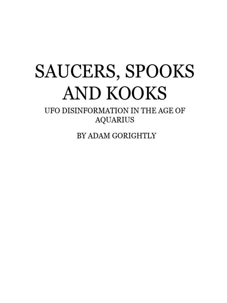 UFO Disinformation and Dulce Base | PDF | Ufology