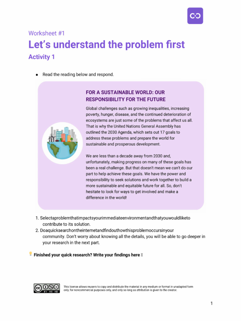L3 - Worksheet #1 PDF | PDF
