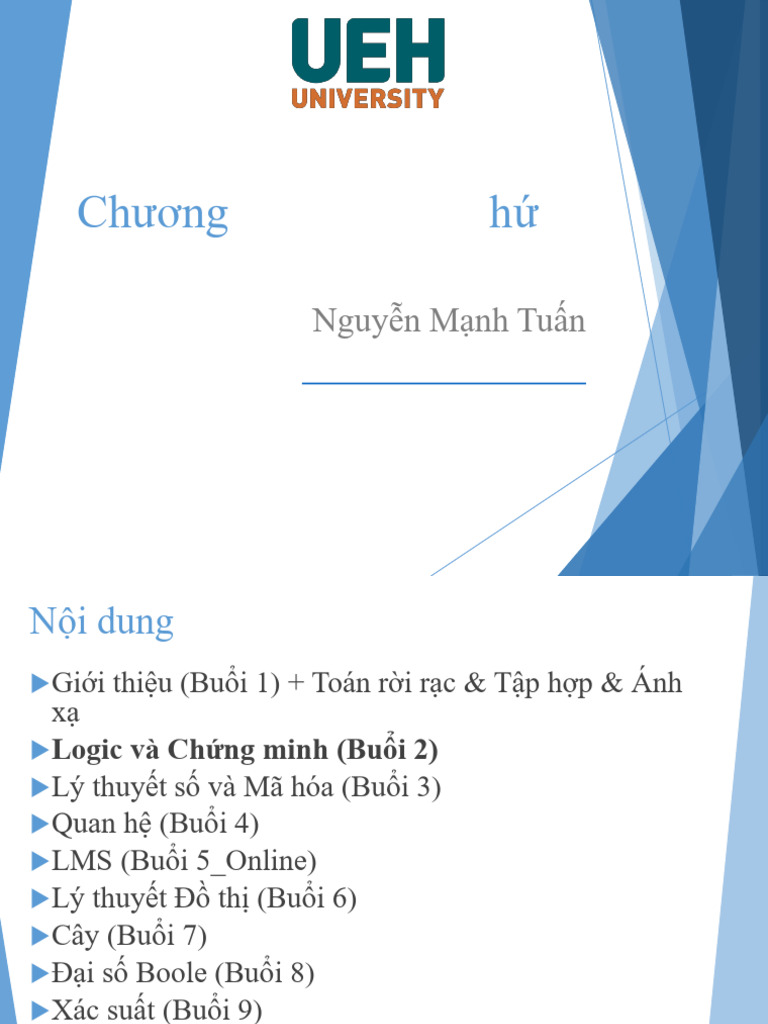 TDCTH C2 Logic ChungMinh | PDF