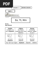 Letrang D Worksheets | PDF