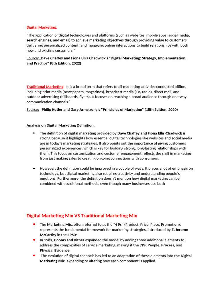 Digital Marketing | PDF | Marketing | Digital Marketing