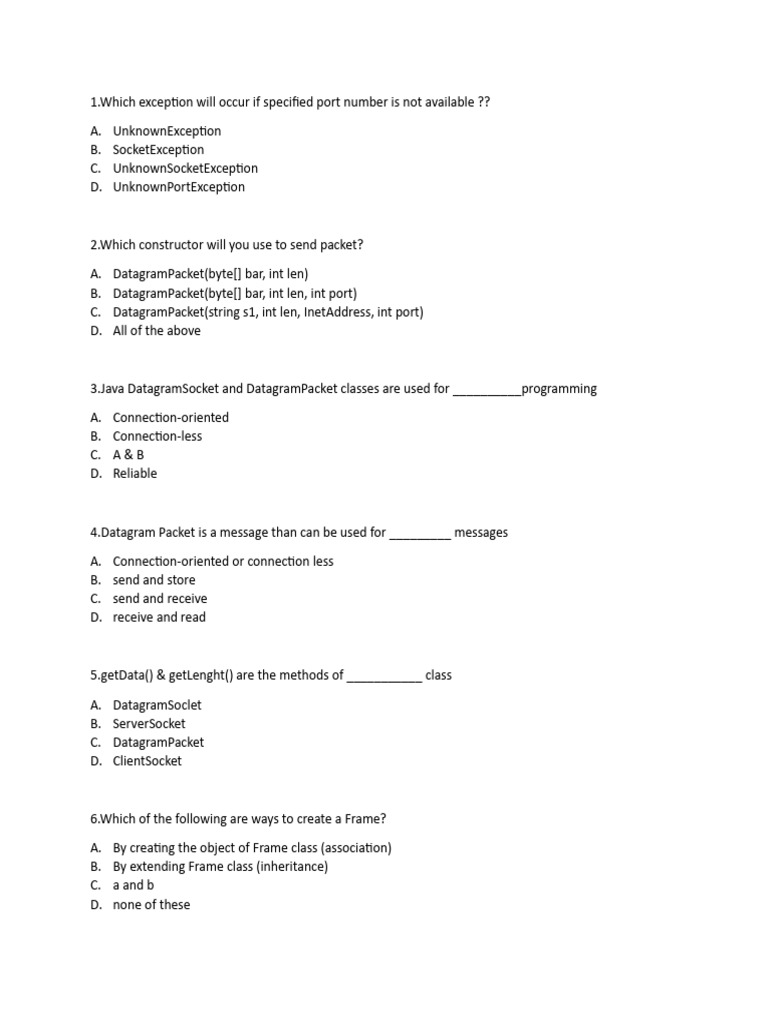 Module Test2 | PDF | Ip Address | Computer Science