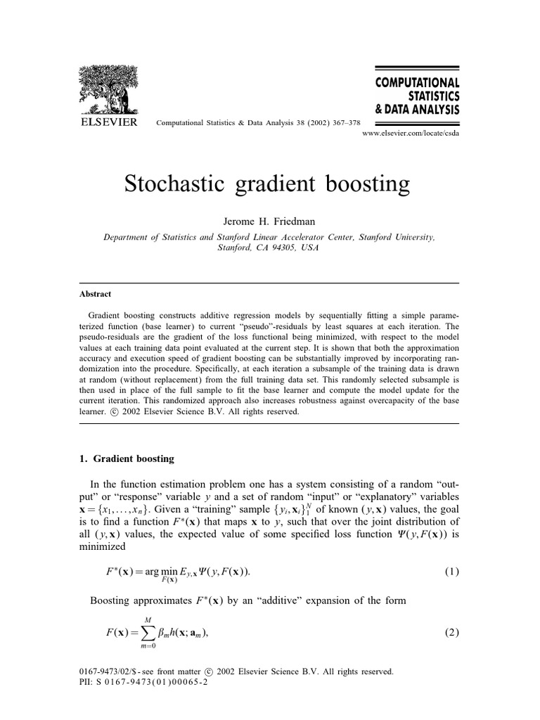 Friedman 2002 | PDF | Errors And Residuals | Sampling (Statistics)