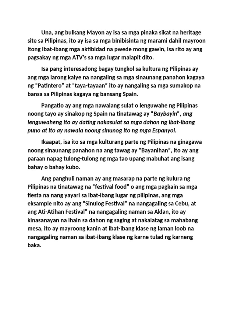 Firstly The Mayon Volcano Is One of The Most Popular Heritage Sites in ...