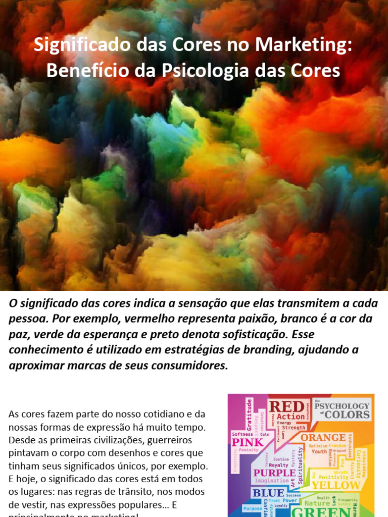 Estudo das Cores | PDF | Cor | Marketing