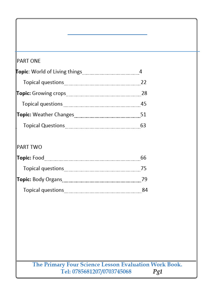 Evaluation P4 Science PACKAGE - 092721 | PDF | Leaf | Cloud