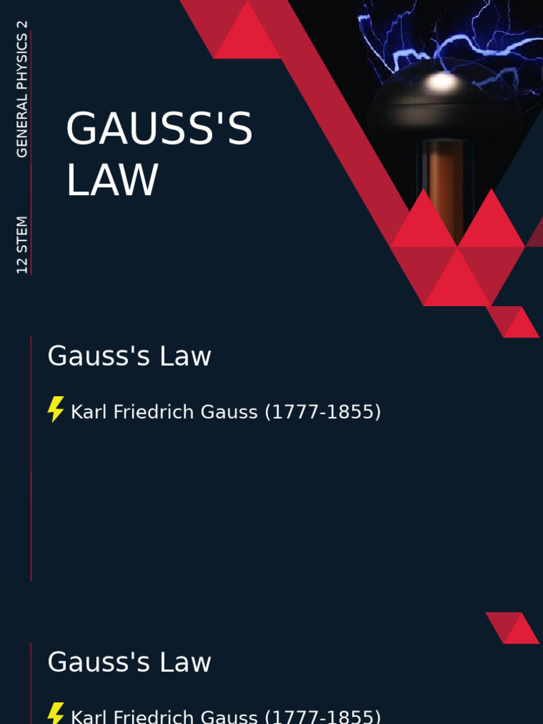 Gausss Law Pdf Flux Electric Field