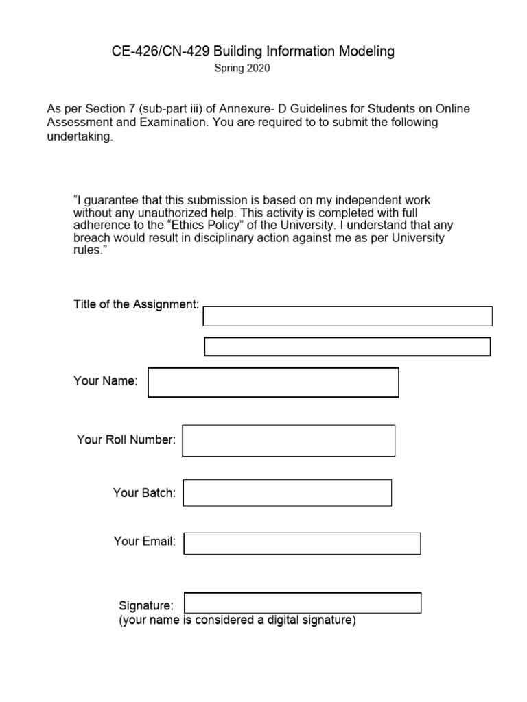 Reading Assignment 3 (By CE-16205) | PDF | Building Information Modeling | Computing