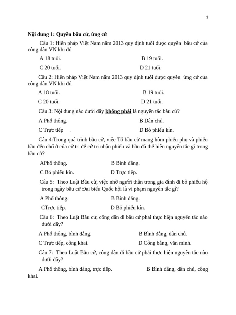 ôn thi THPT GDCD LẦN 3 | PDF