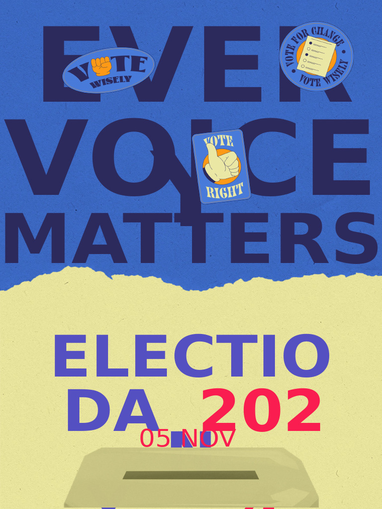Creative Election Day Poster | PDF