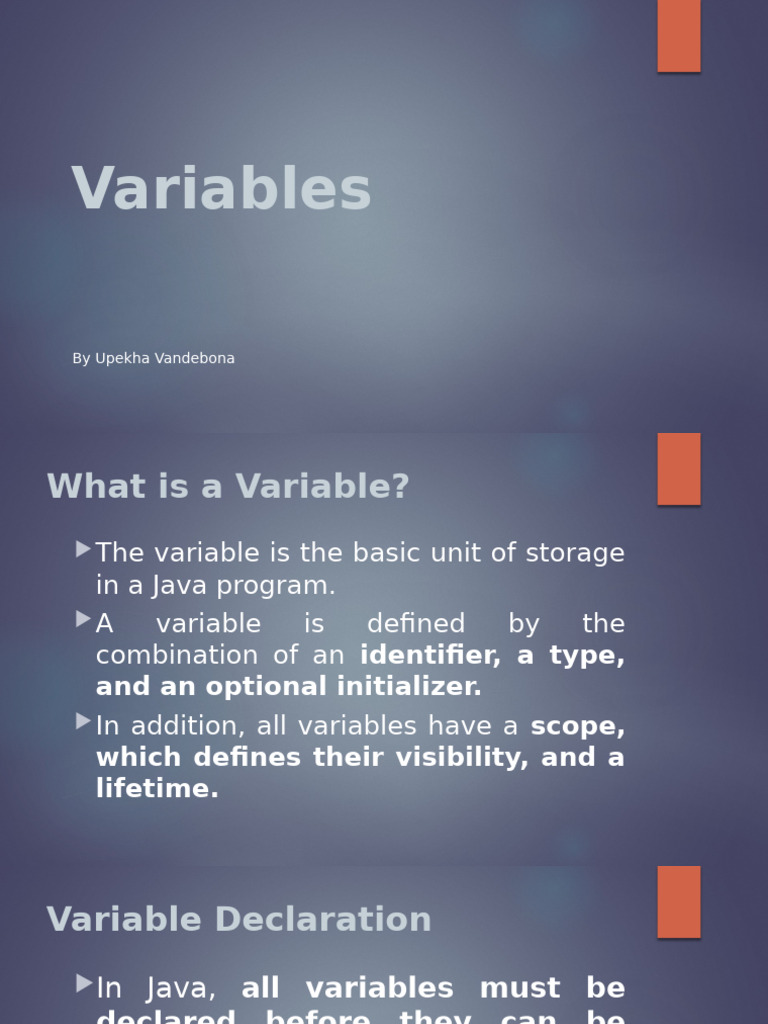 3.2 Variables | PDF | Scope (Computer Science) | Integer (Computer Science)