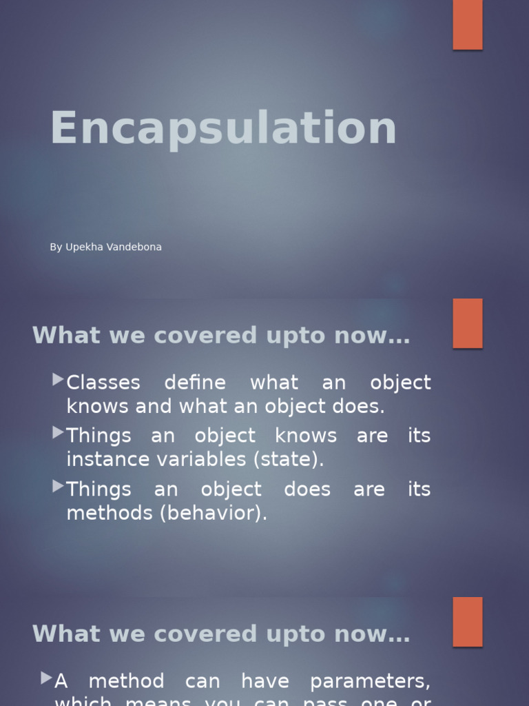 5.3 encapsulation | PDF