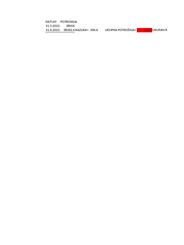 Obracun Struje | PDF